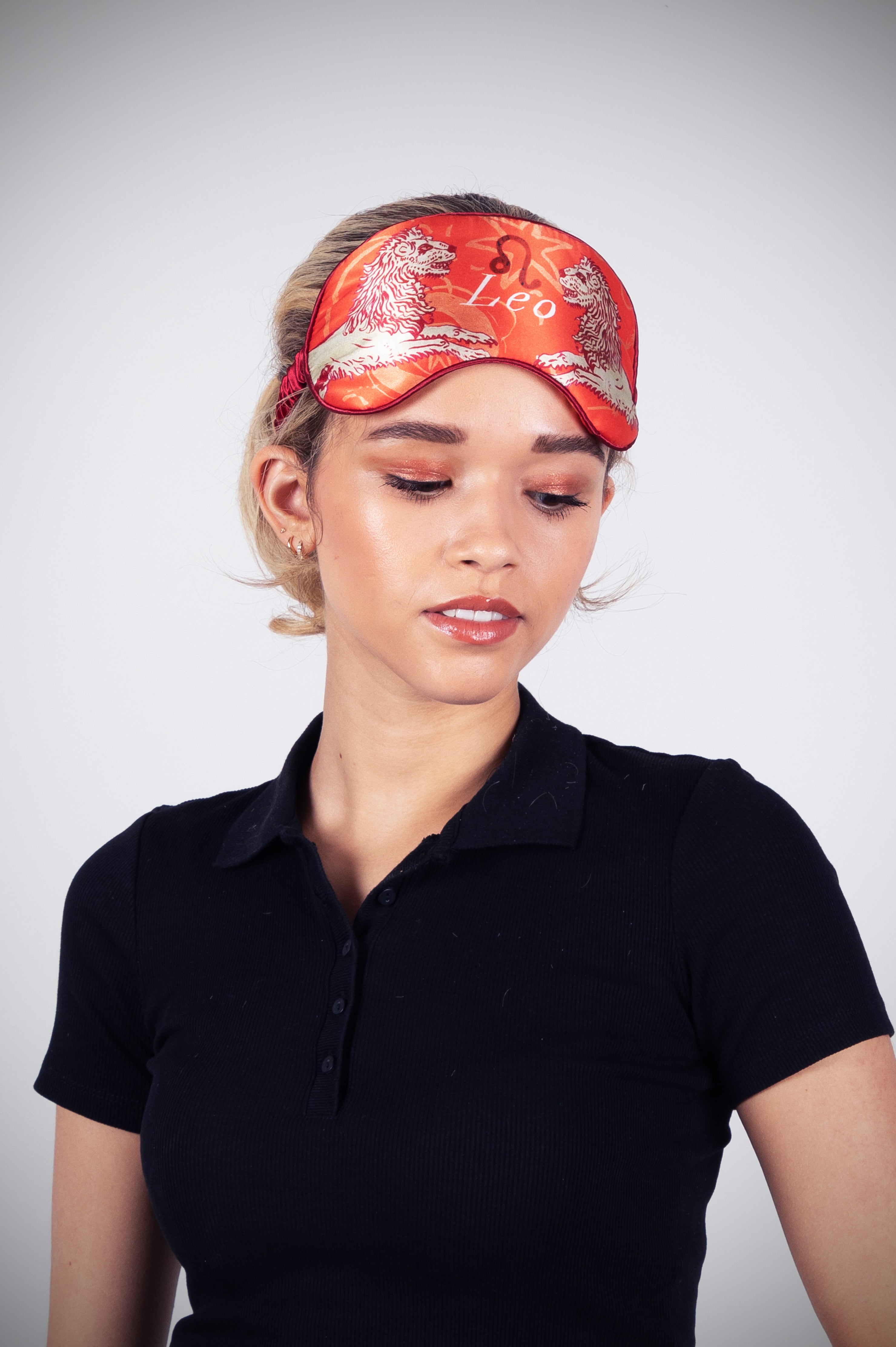 Silk Eye Mask / "Leo" - Sleepwear by JRF