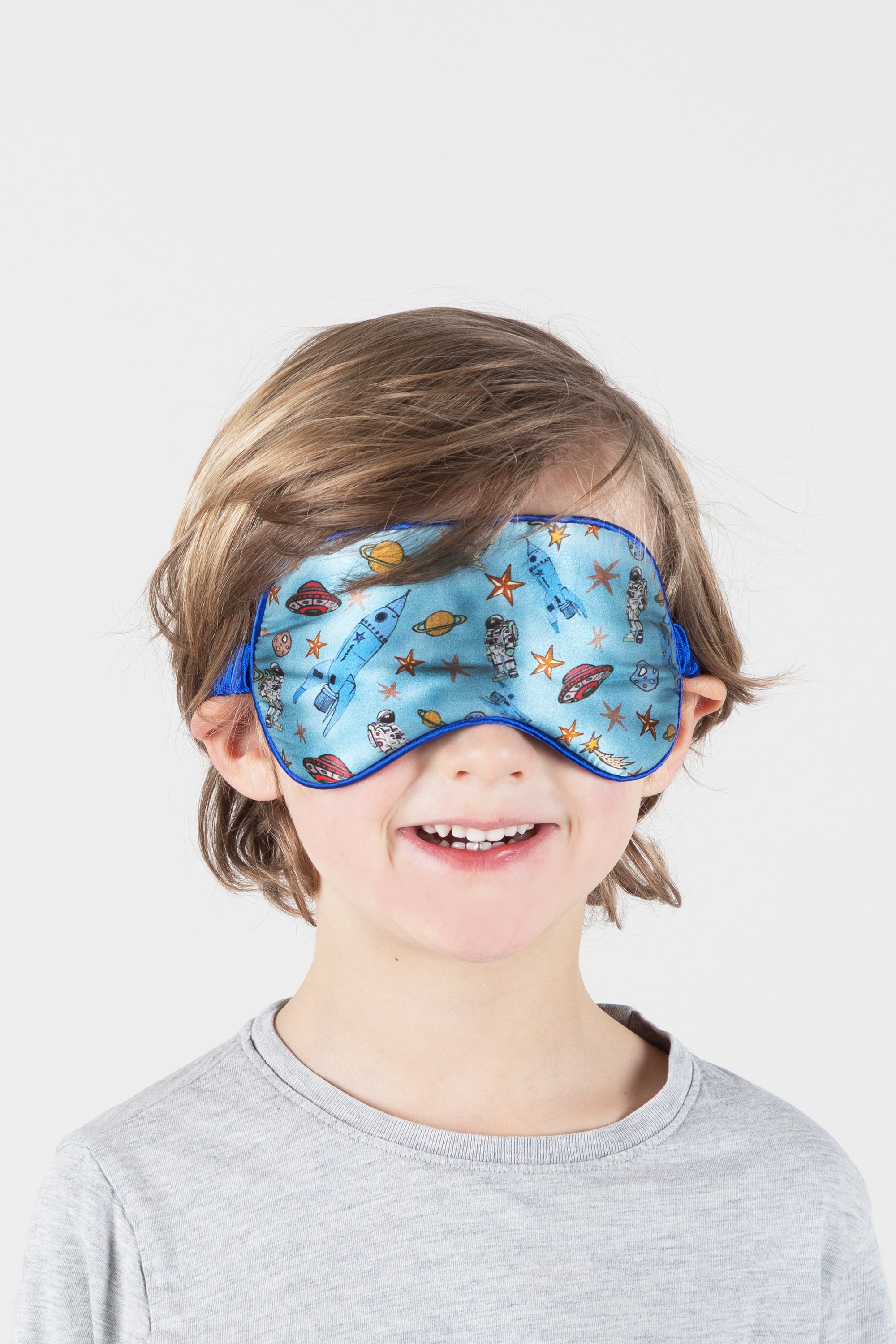 Silk Eye Mask For Kids / "Space" – Jessica Russell Flint